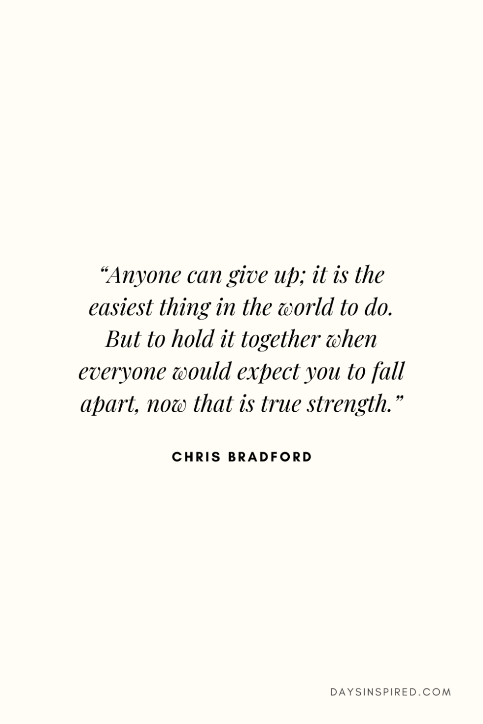 35 Motivational Quotes on Not Giving Up - Days Inspired