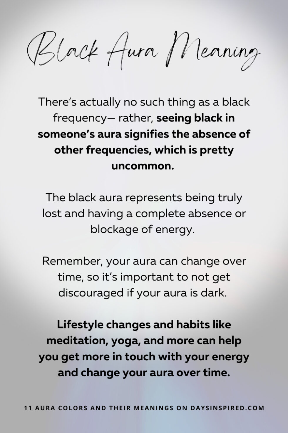 Understanding Your Aura: The 11 Aura Colors and What They Mean - Days ...