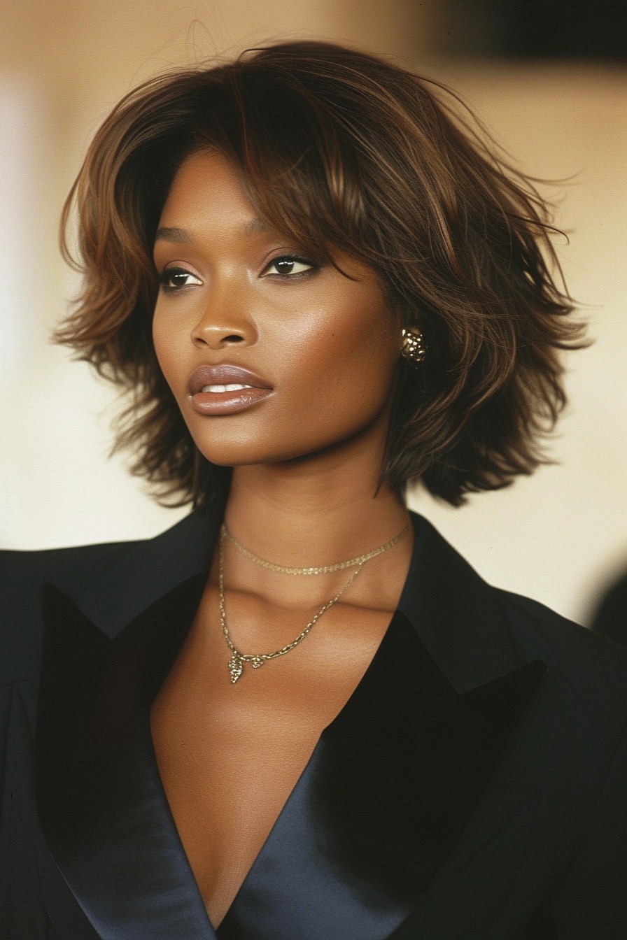 Chic 90s Lob Hairstyle Inspirations for Effortless Glamour - Days Inspired