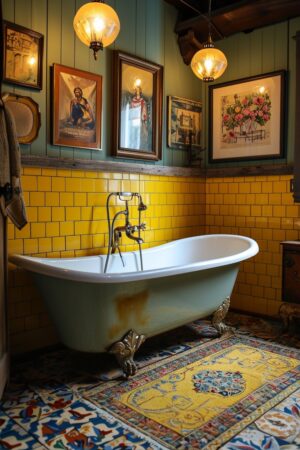 60+ Yellow Bathroom Ideas for a Lively & Vibrant Home - Days Inspired